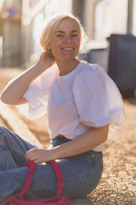 Ume T-Shirt Pure White - Vakre Vene