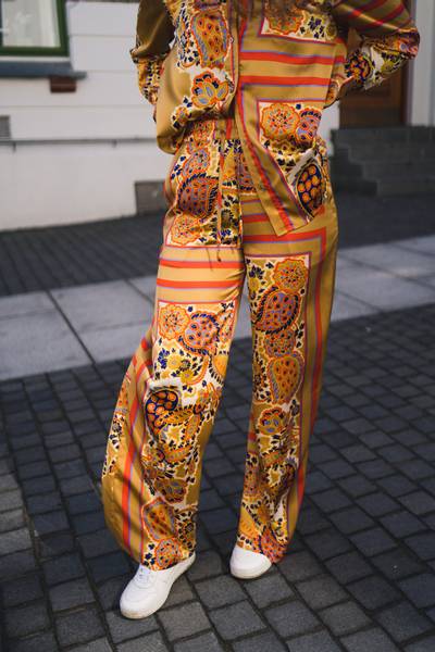 Sonar Linen Pants Sand - Vakre Vene