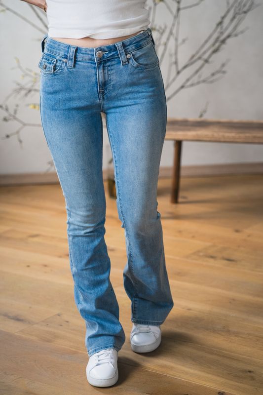 Becca Mid Rise Bootcut Flap Peak Spot - Vakre Vene