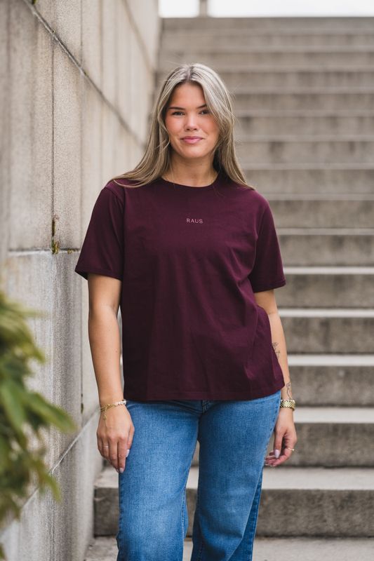 Linn Logo Tee Port R/Dusty - Vakre Vene